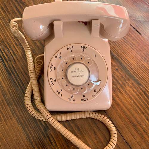 Vintage Phone. Desk Phone. Rotary Phone. Disk Phone. Vintage - Etsy