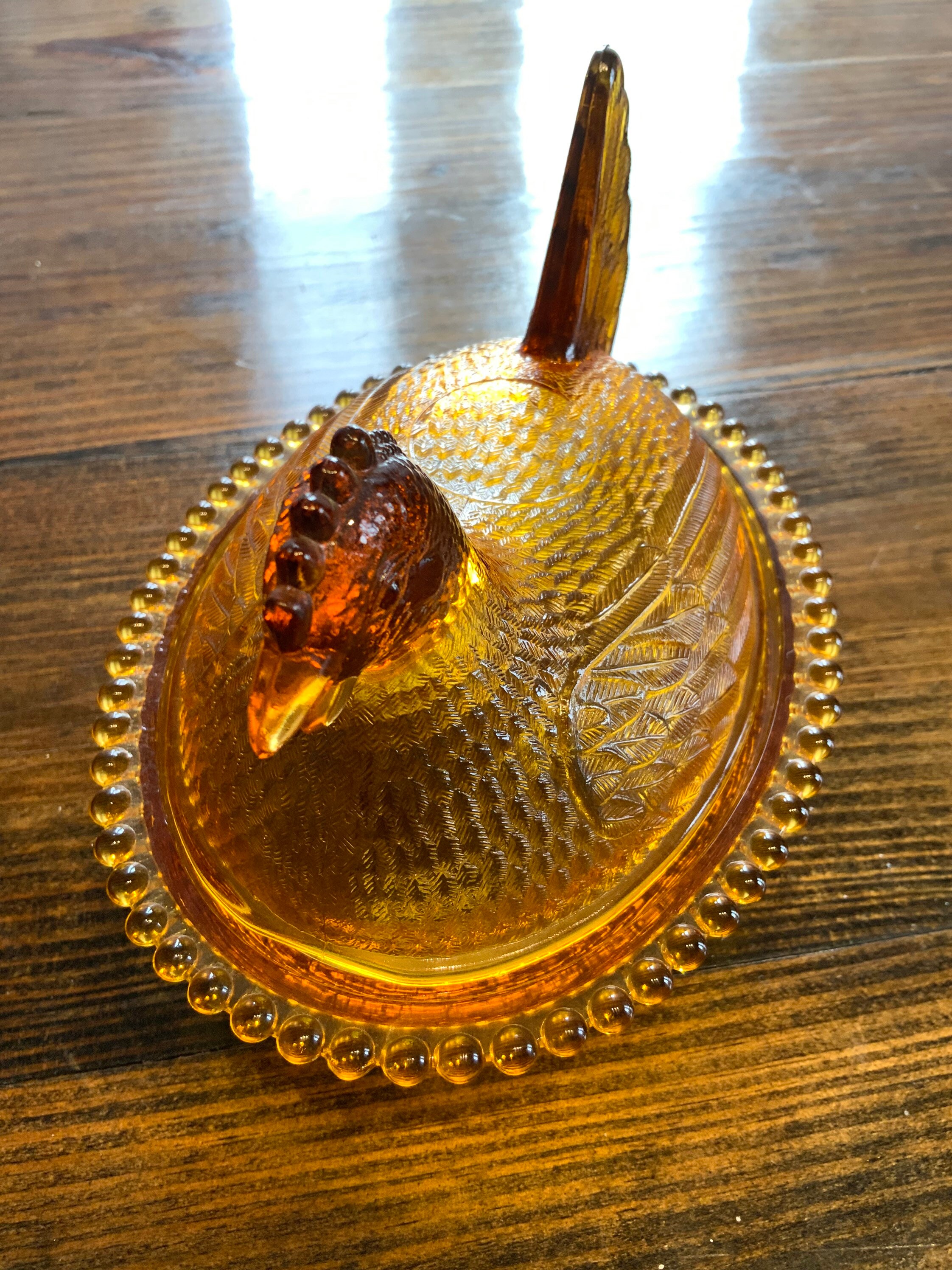 Vintage Indiana Glass Hen on Nest Candy Dish - Etsy