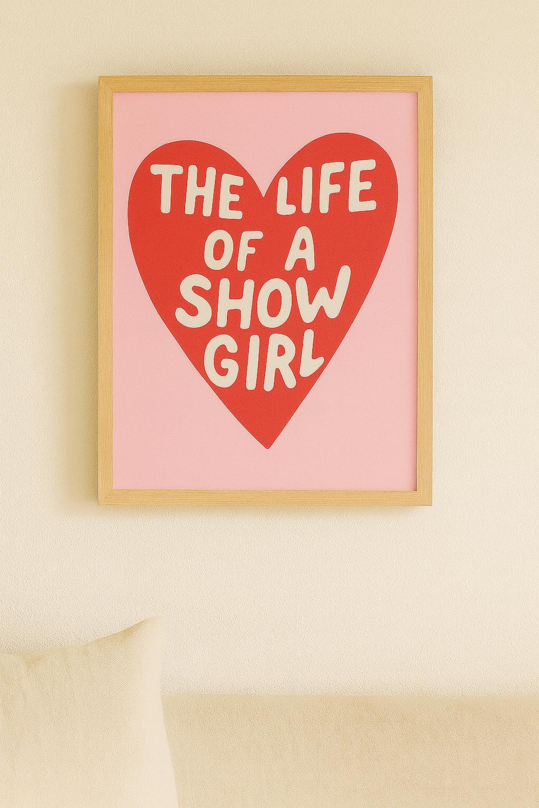 Taylor Swift the Life of A Showgirl Lyrics Song Poster Wall Art A4 A3 ...