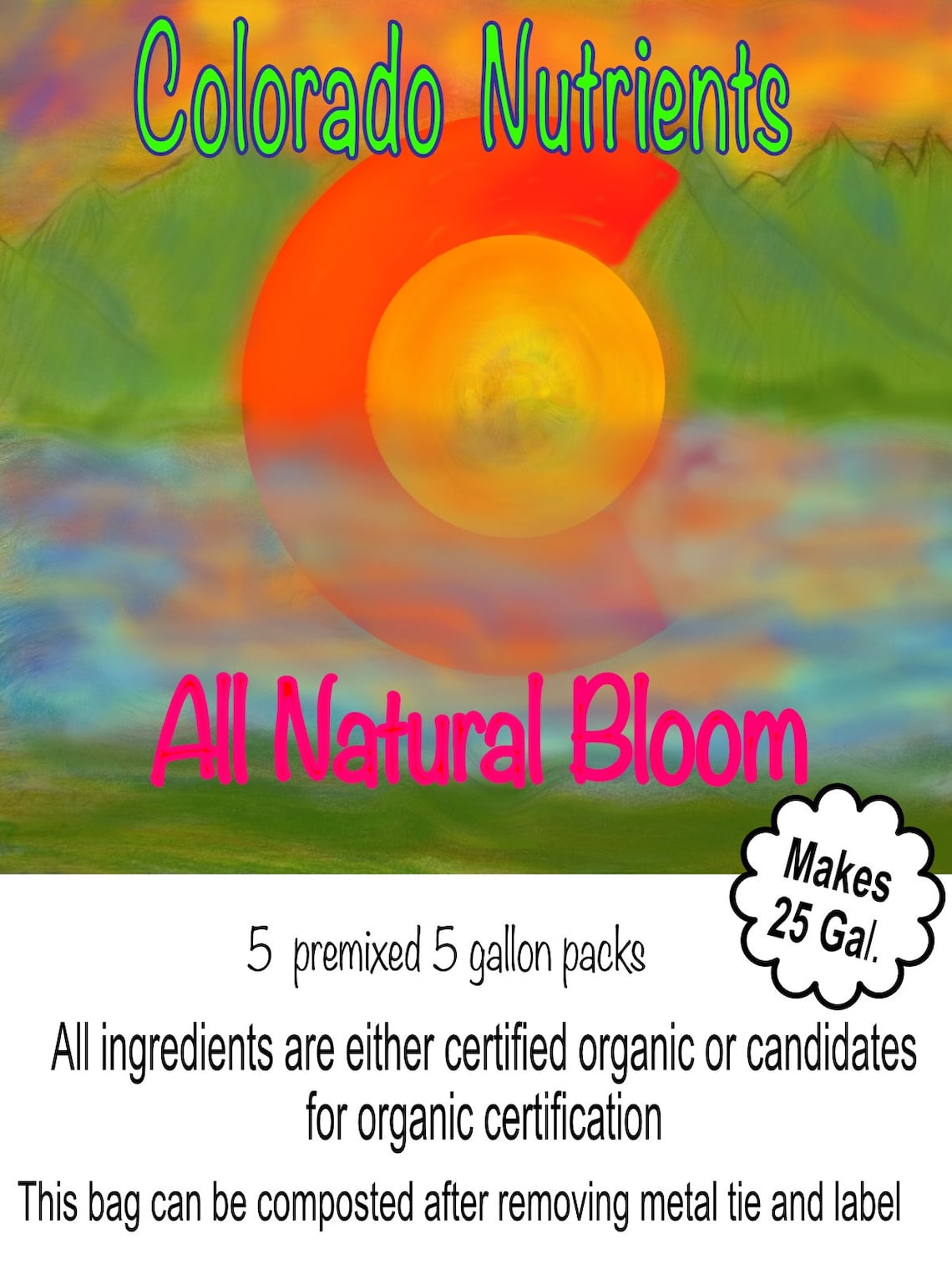 Bloom Nutrients 5 X 5 gal packets | Etsy