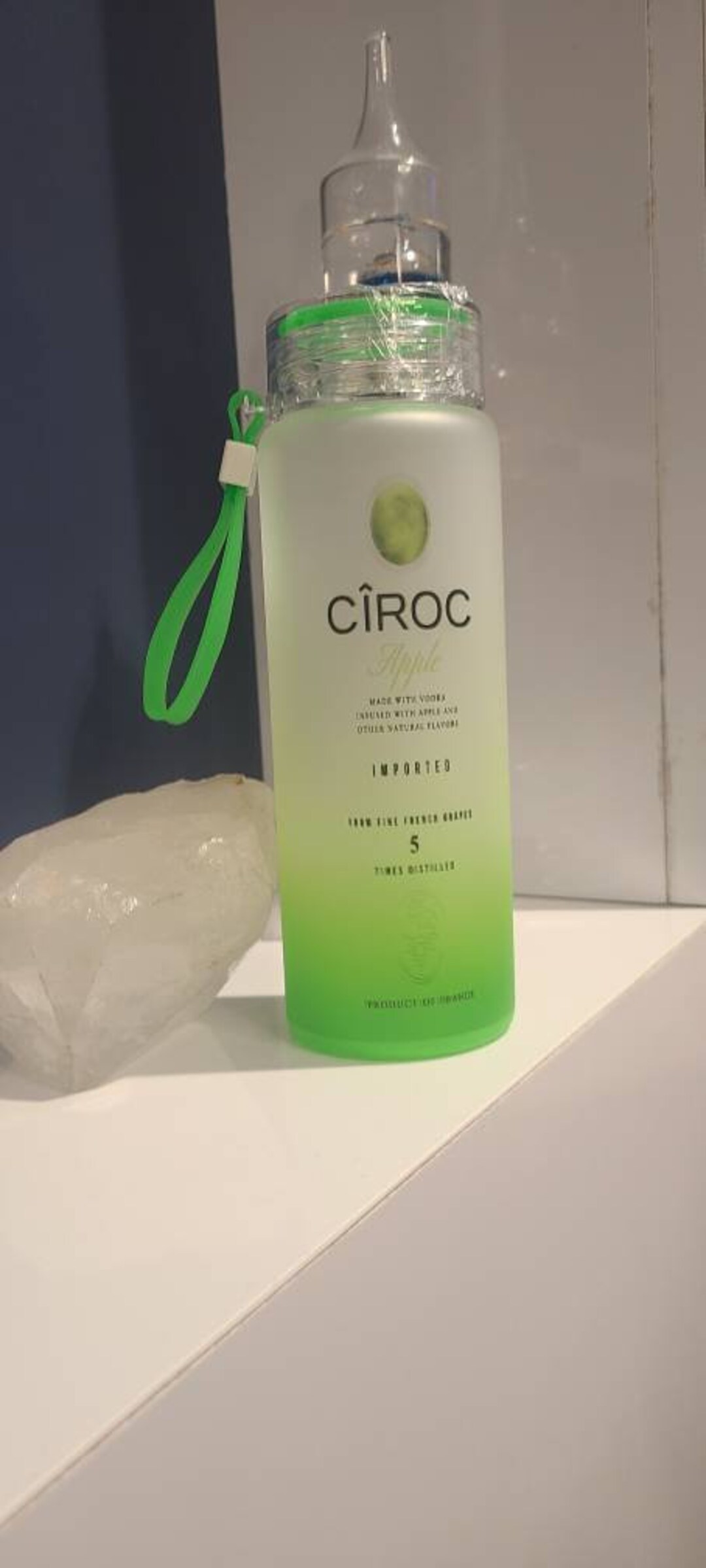 Glass Ciroc Water Bottle - Etsy
