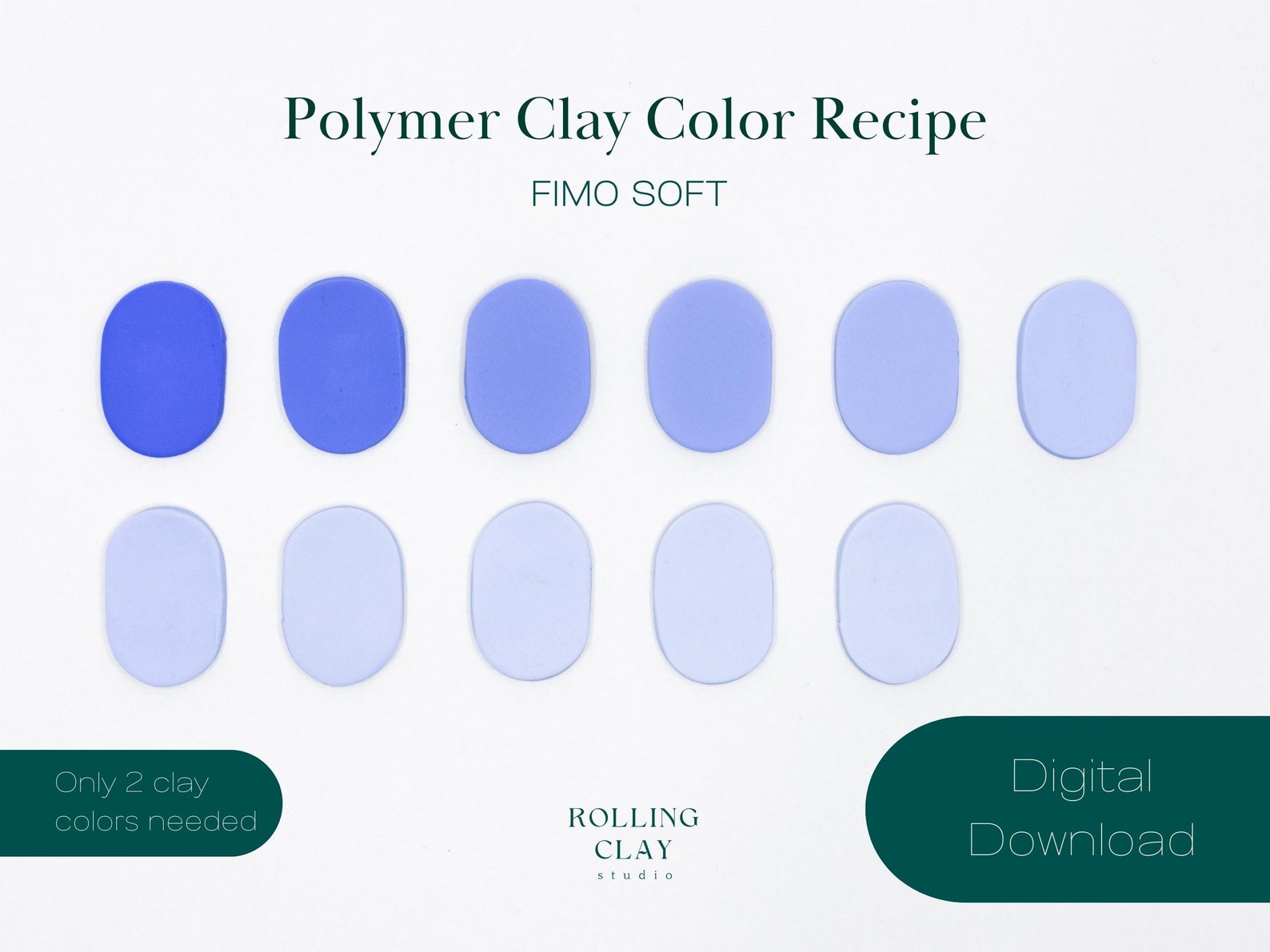 Polymer Clay Color Recipe Color Theory Create Your Own - Etsy