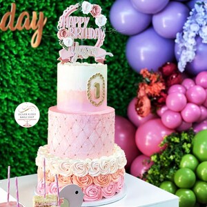 Floral Cake Topper | Butterfly Cake Topper | Sweet 16 | Anniversary ...