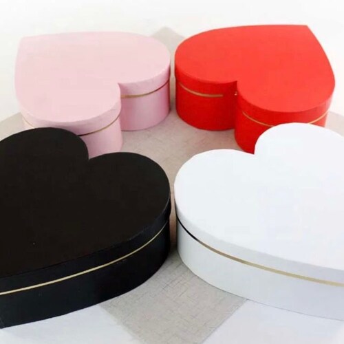 Velvet Heart Shaped Box Set of 3 Gift Boxes Floral - Etsy