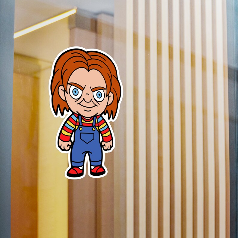 Chucky Chibi Vinyl Die Cut Sticker Kawaii Meets Horror - Etsy