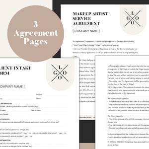 Bridal Makeup Contract Template,wedding Makeup Contract,makeup Artist ...