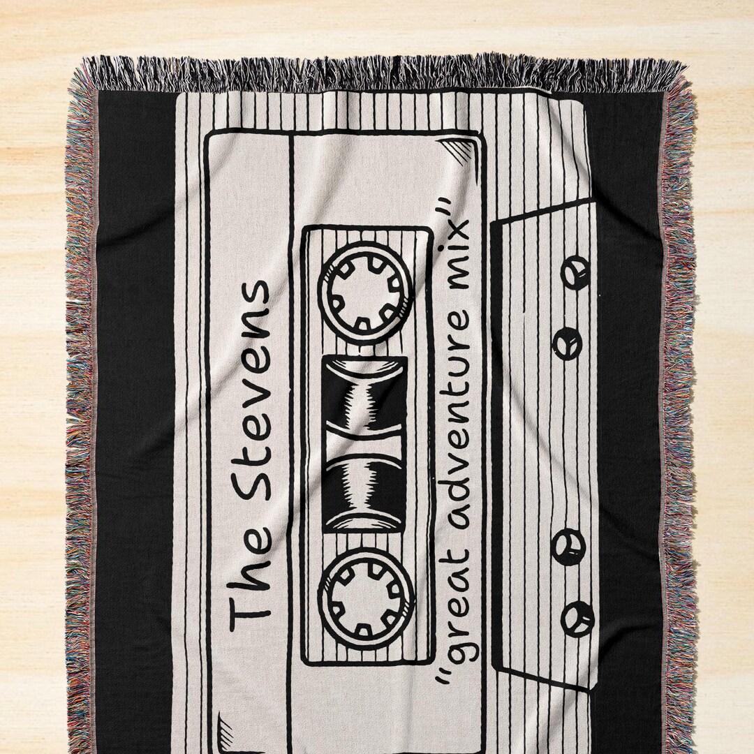 Personalized Mixtape Blanket: Family Name Gift for Music Lover, Gift ...