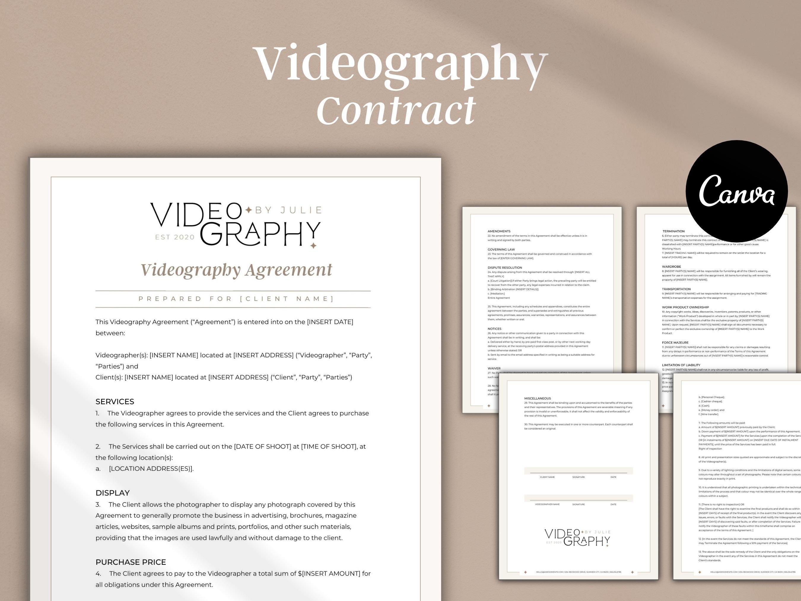 Technical Agreement Template