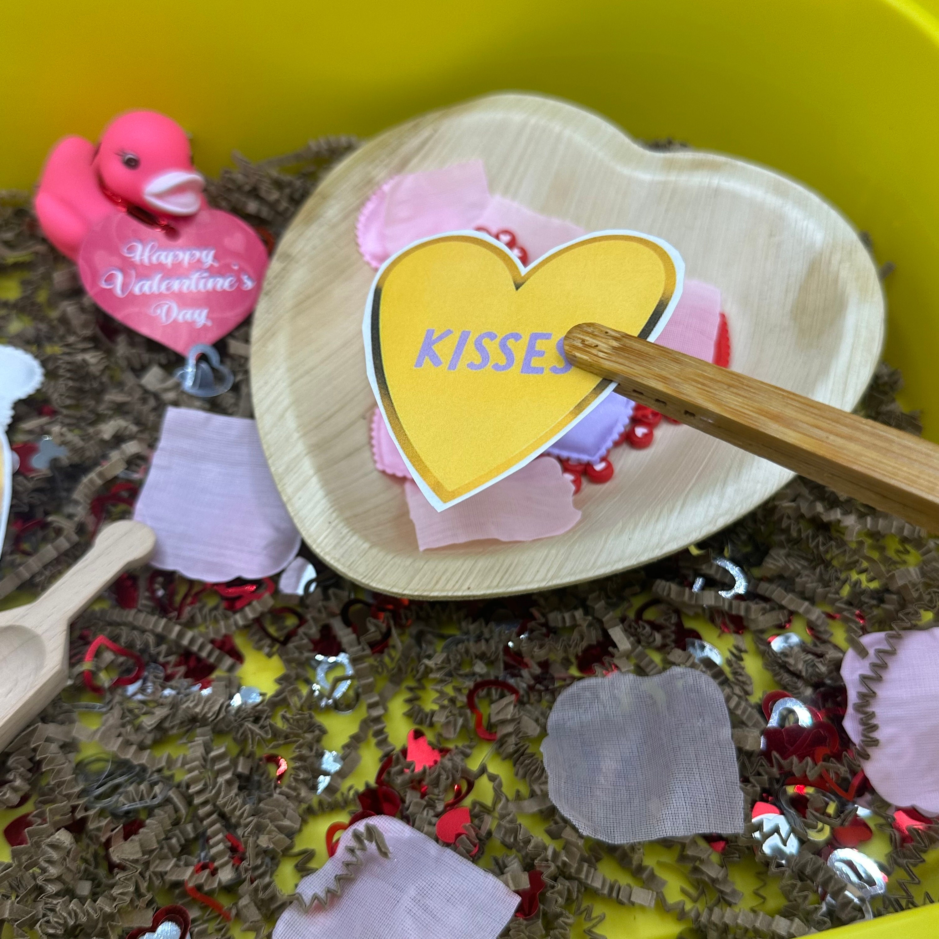 Valentine's Day Themed Sensory Bin - Etsy