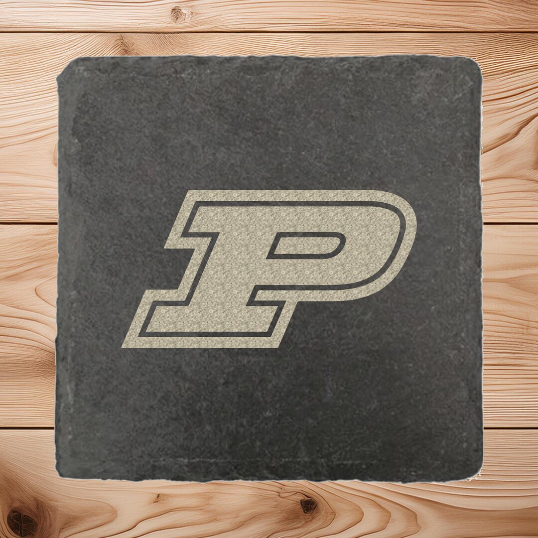 Purdue University- Slate Coasters - Etsy