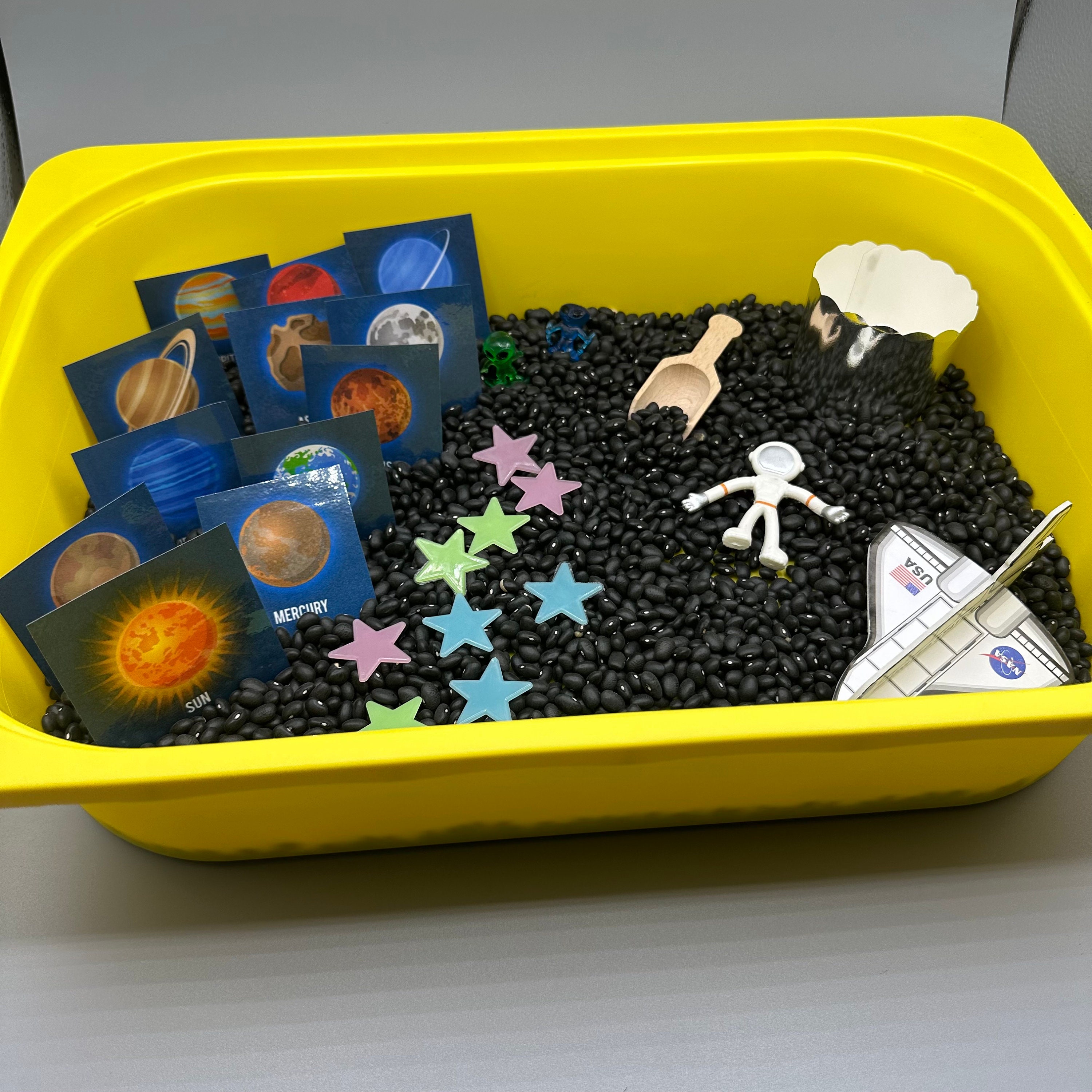 Space Themed Sensory Bin - Etsy