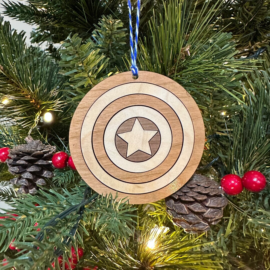 Custom Captain America Ornament - Etsy