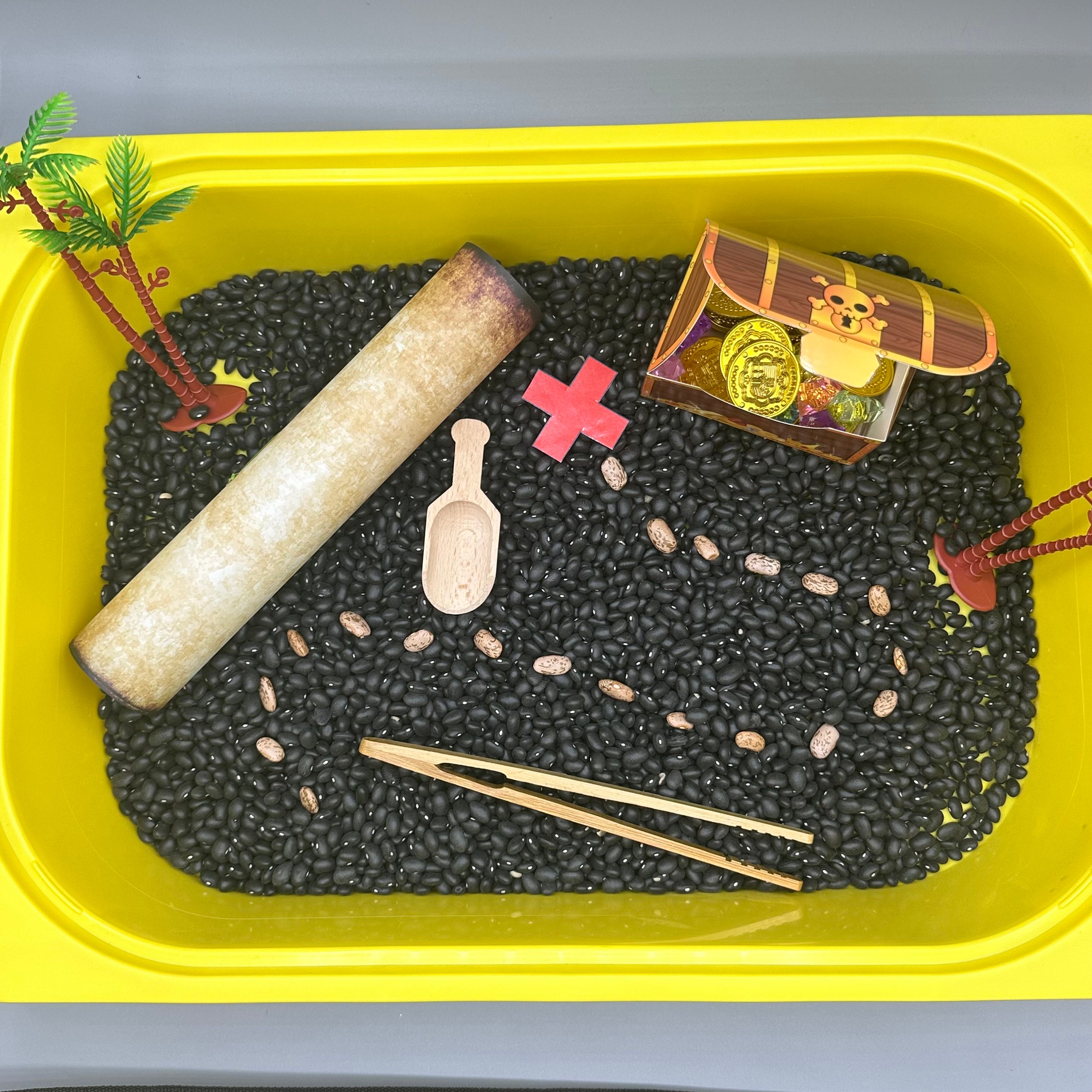 Pirate Treasure Themed Sensory Bin - Etsy