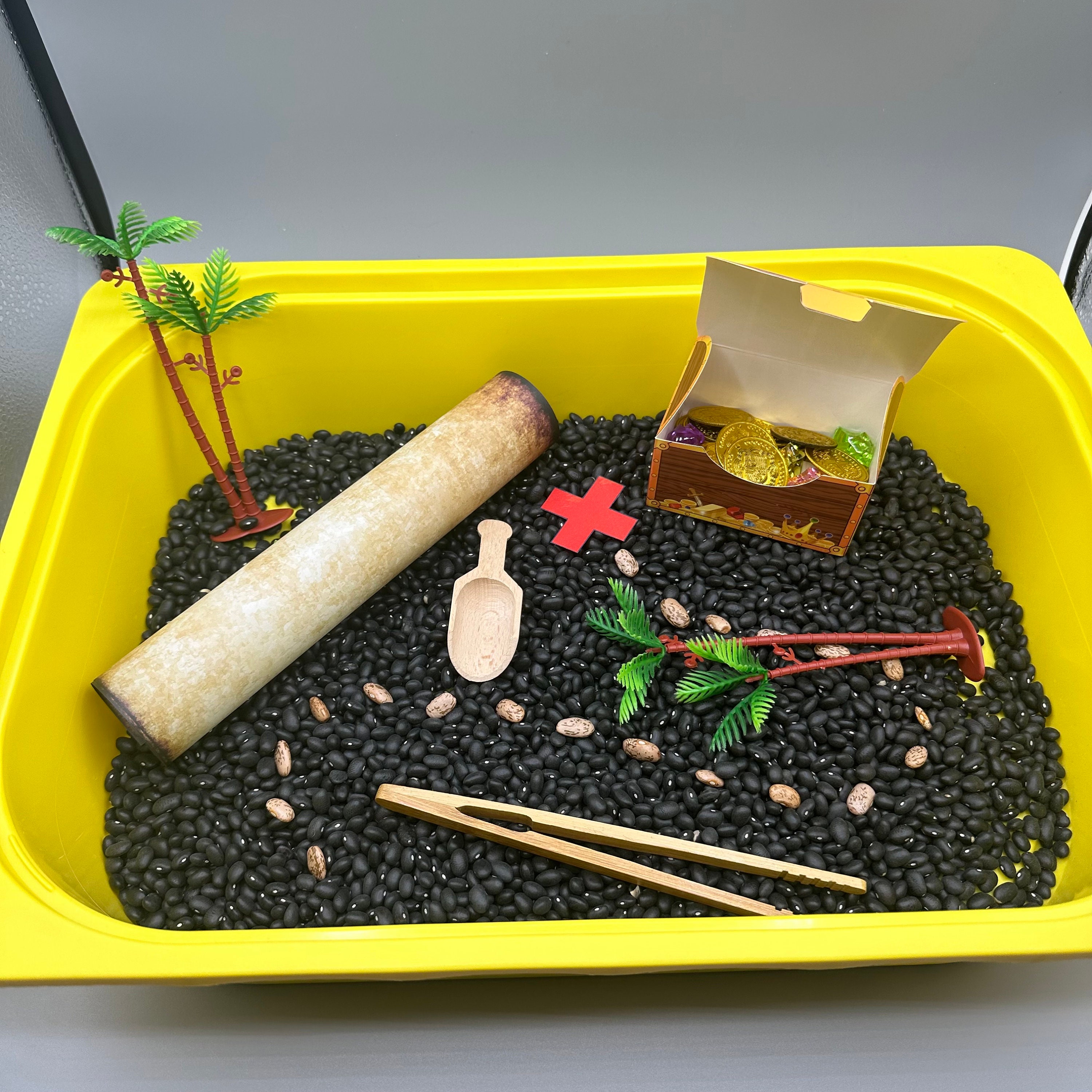 Pirate Treasure Themed Sensory Bin - Etsy