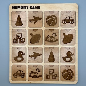 Memory Board Game - Etsy