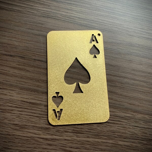 Ace of Spades Coin - Etsy