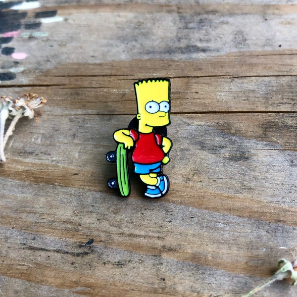 Bart Simpson Pin - Etsy