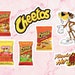 Hot Cheetos Sticker, Flaming Hot Cheetos Stickers, Food Stickers, Chips ...