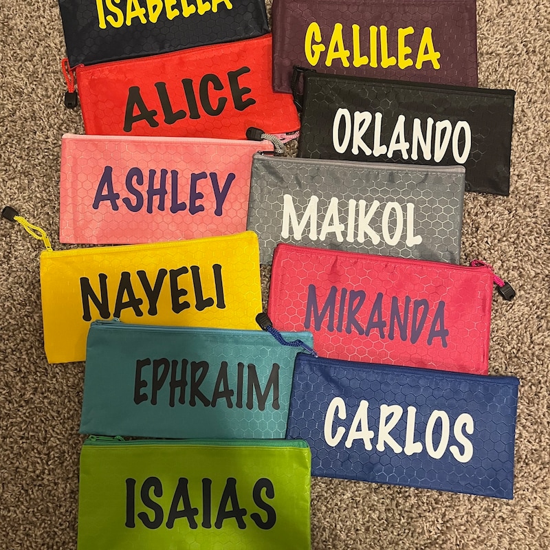 Custom Kids Pencil Bag - Etsy