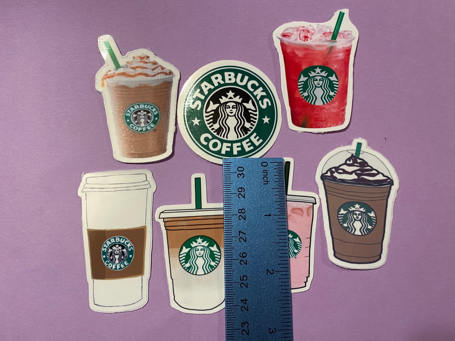 Starbucks Sticker Pack Bundle, Planner Stickers, Custom Stickers - Etsy