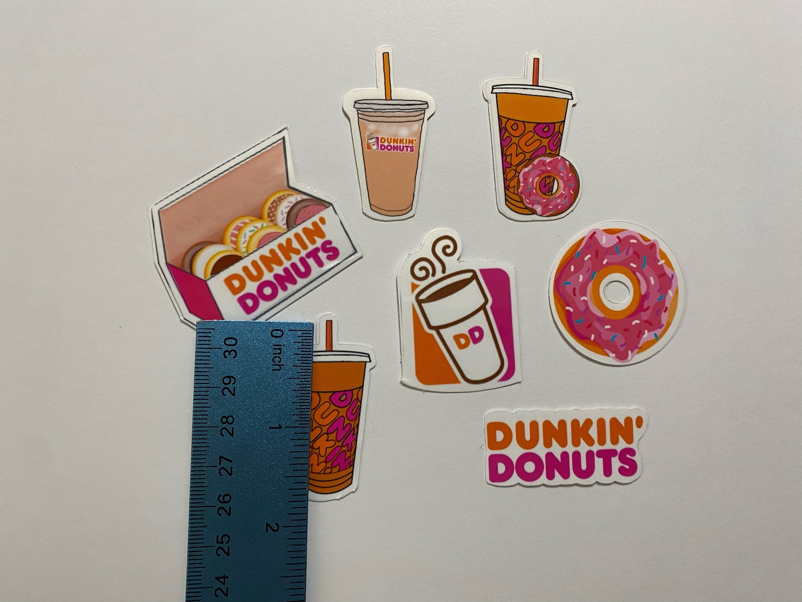 Dunkin sticker pack dunkin donuts sticker bundle iced coffee | Etsy