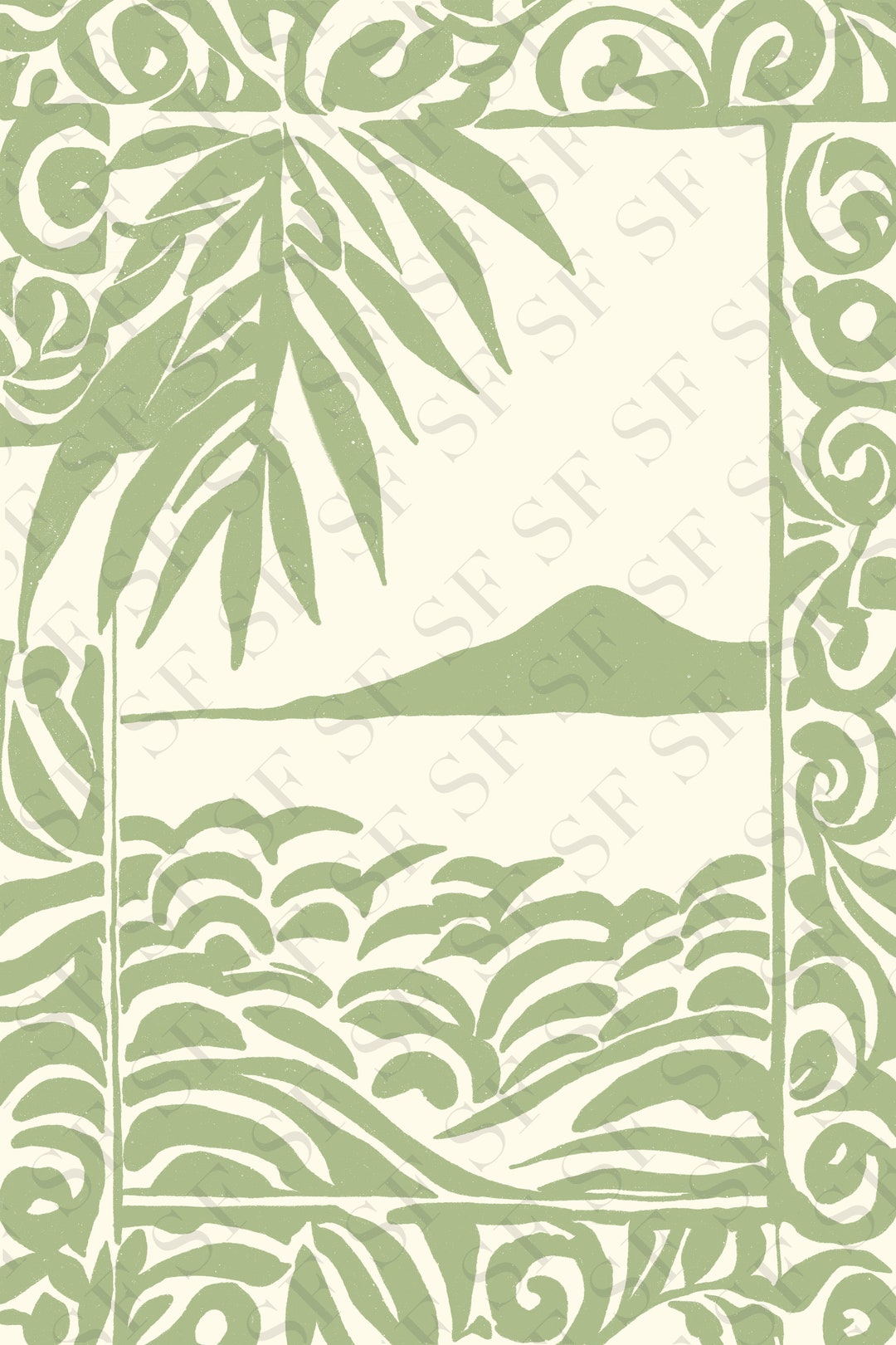 Island Digital Artwork Print - Etsy