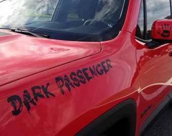 Jeep Name Hood Decal | Etsy