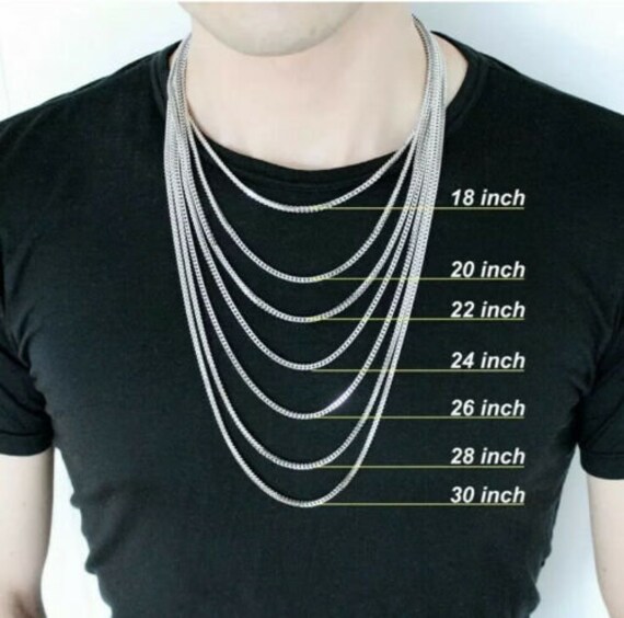 Rhodium Franco Chain Over 925 Sterling Silver Men s Woman s Necklace 1mm 5mm Size 16 30 Gift Sale Etsy