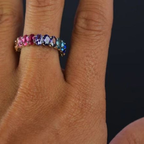 Rainbow Ring - Etsy