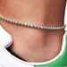 925 Sterling Silver Sparkle Glitter Margarita Twisted Rock Chain ...