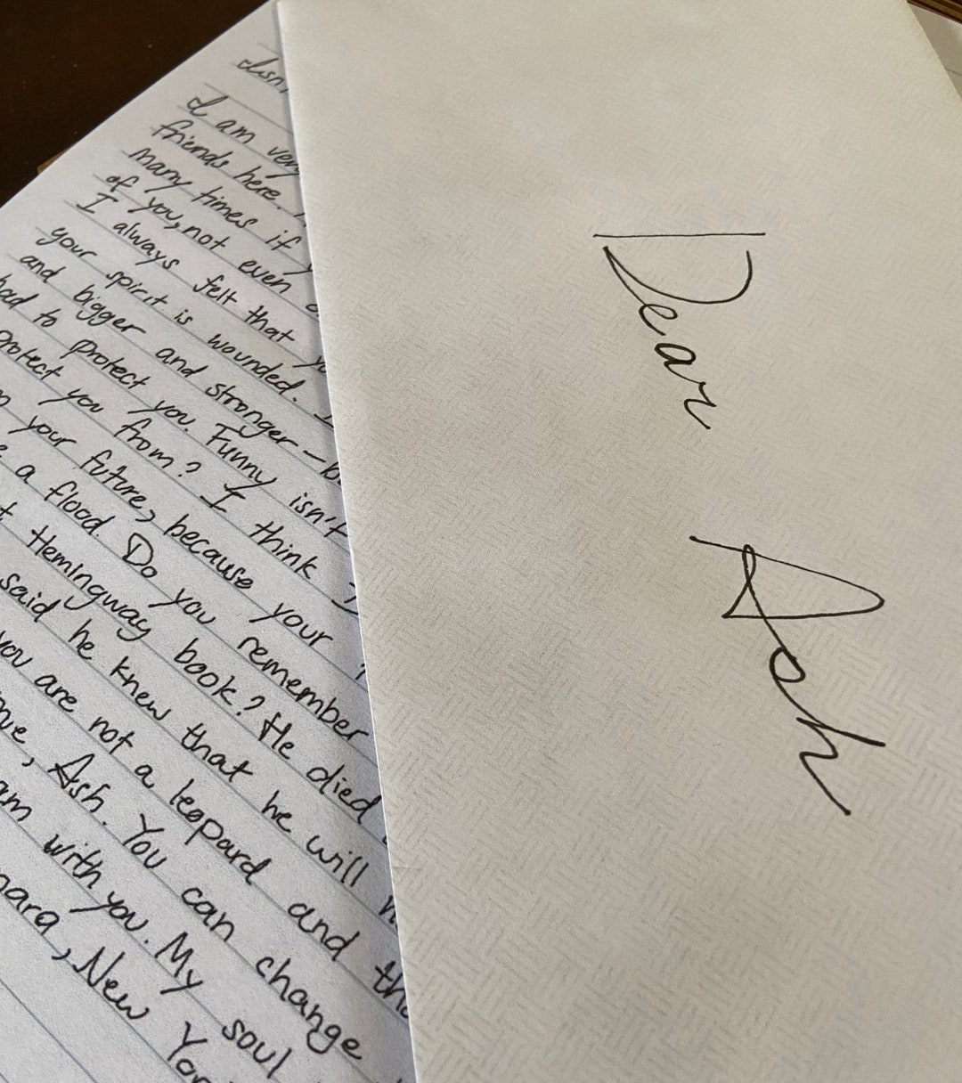Dear Ash Letter - Etsy UK