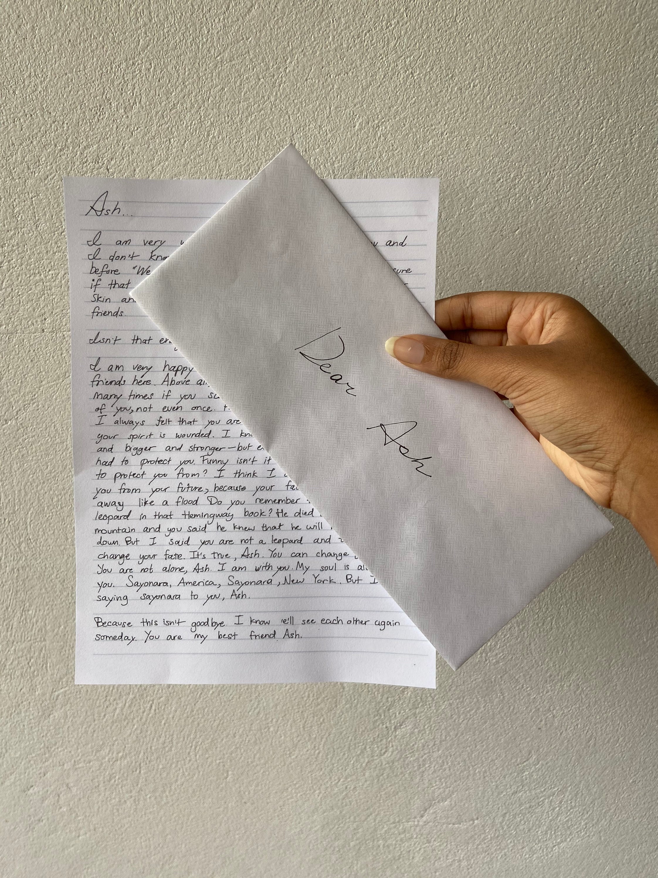 Dear Ash Letter | Etsy