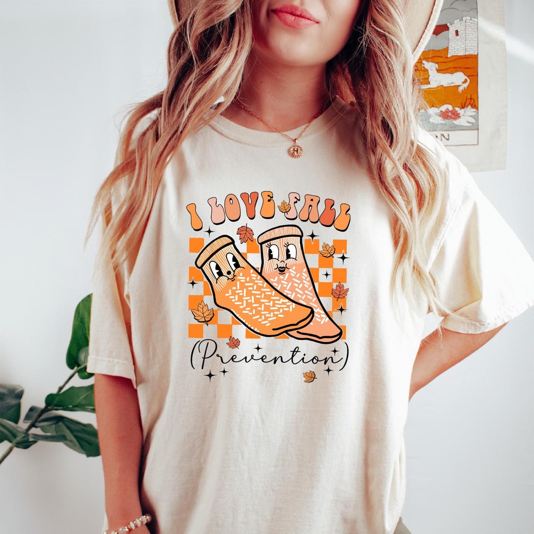 Funny I Love Fall Prevention Shirt, Fall Risk DPT SPT Pta Crewneck, OT ...