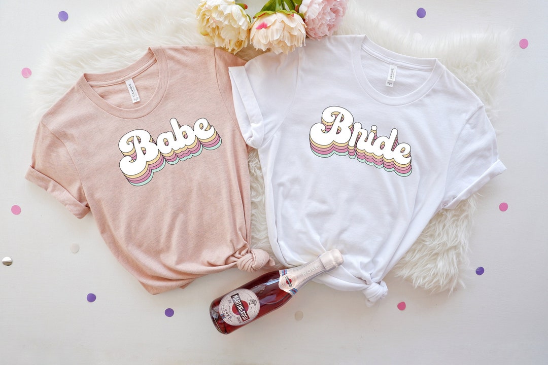 Retro Bachelorette Party Shirts, Bridal Party T-shirt, Bridesmaid ...