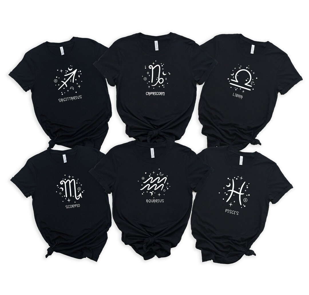 Astrology Shirt Horoscope Gift Zodiac Birthday Gift Zodiac - Etsy Canada