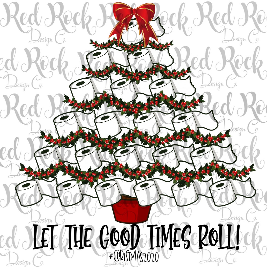 Let the Good Times Roll - Toilet Paper Christmas Tree - Etsy