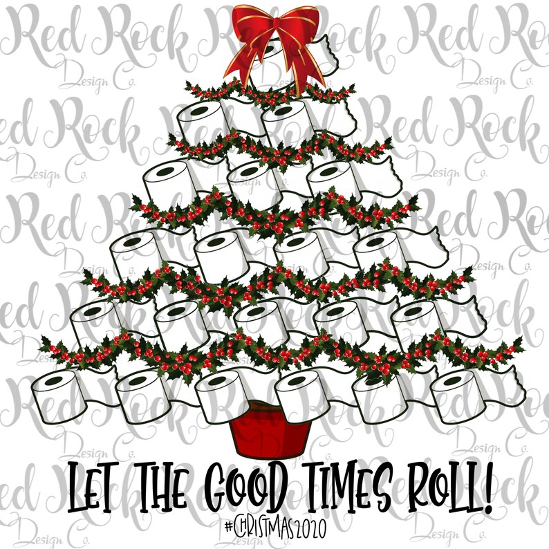 Let the Good Times Roll Toilet Paper Christmas Tree - Etsy