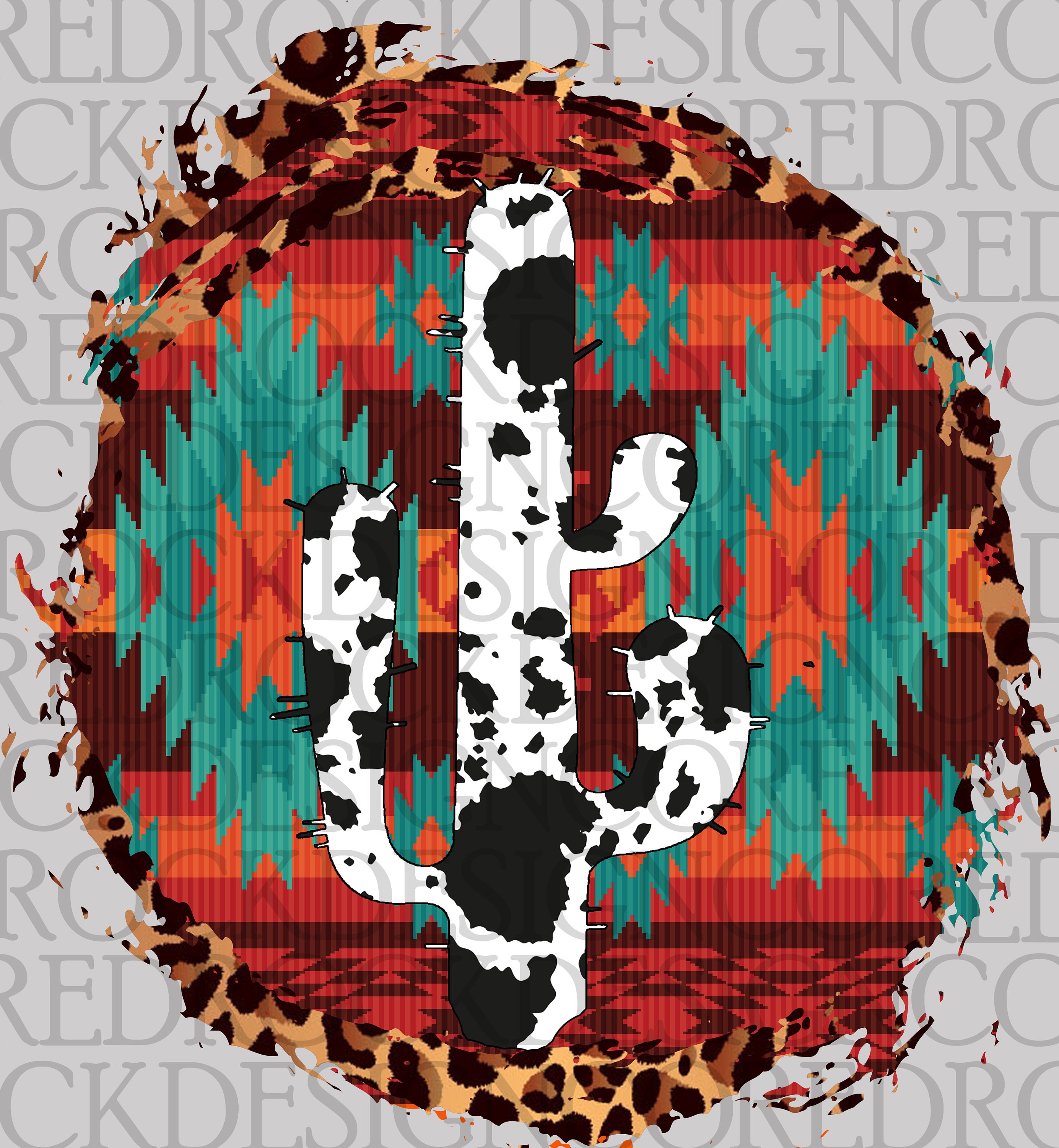 Cow Cactus PNG - Etsy