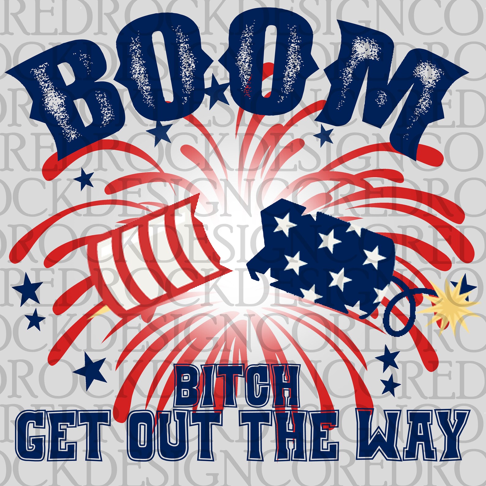 Boom Bitch Get Out the Way | Etsy