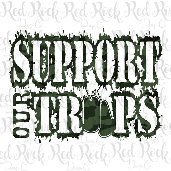 Support the Troops Svg - Etsy