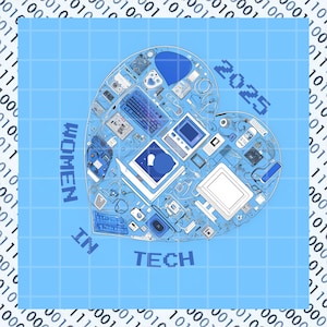 2025 Women in Tech Graduation Cap Topper – Digital Download | STEM Grad ...