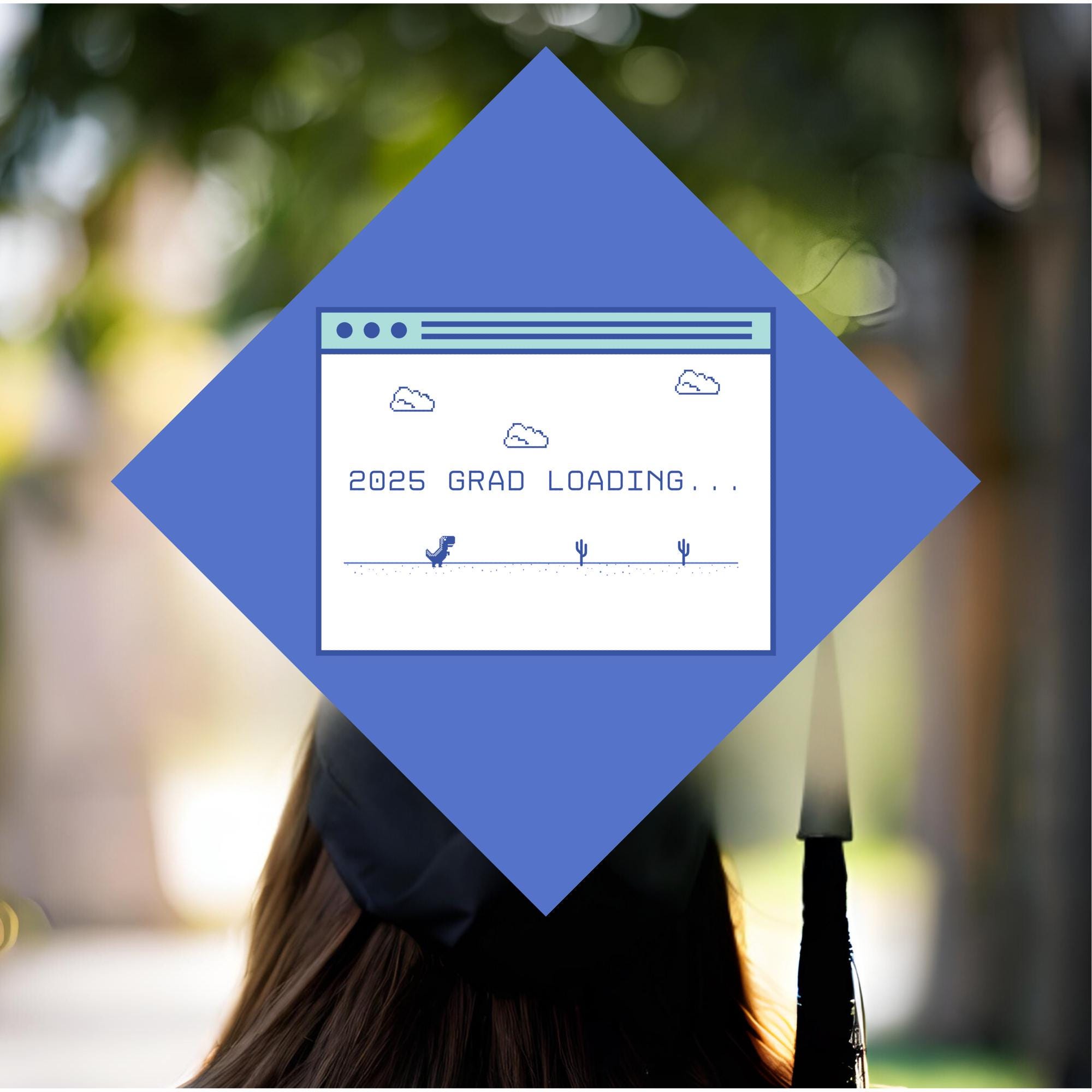2025 Grad Loading Graduation Cap Topper – Digital Download | IT Grad ...