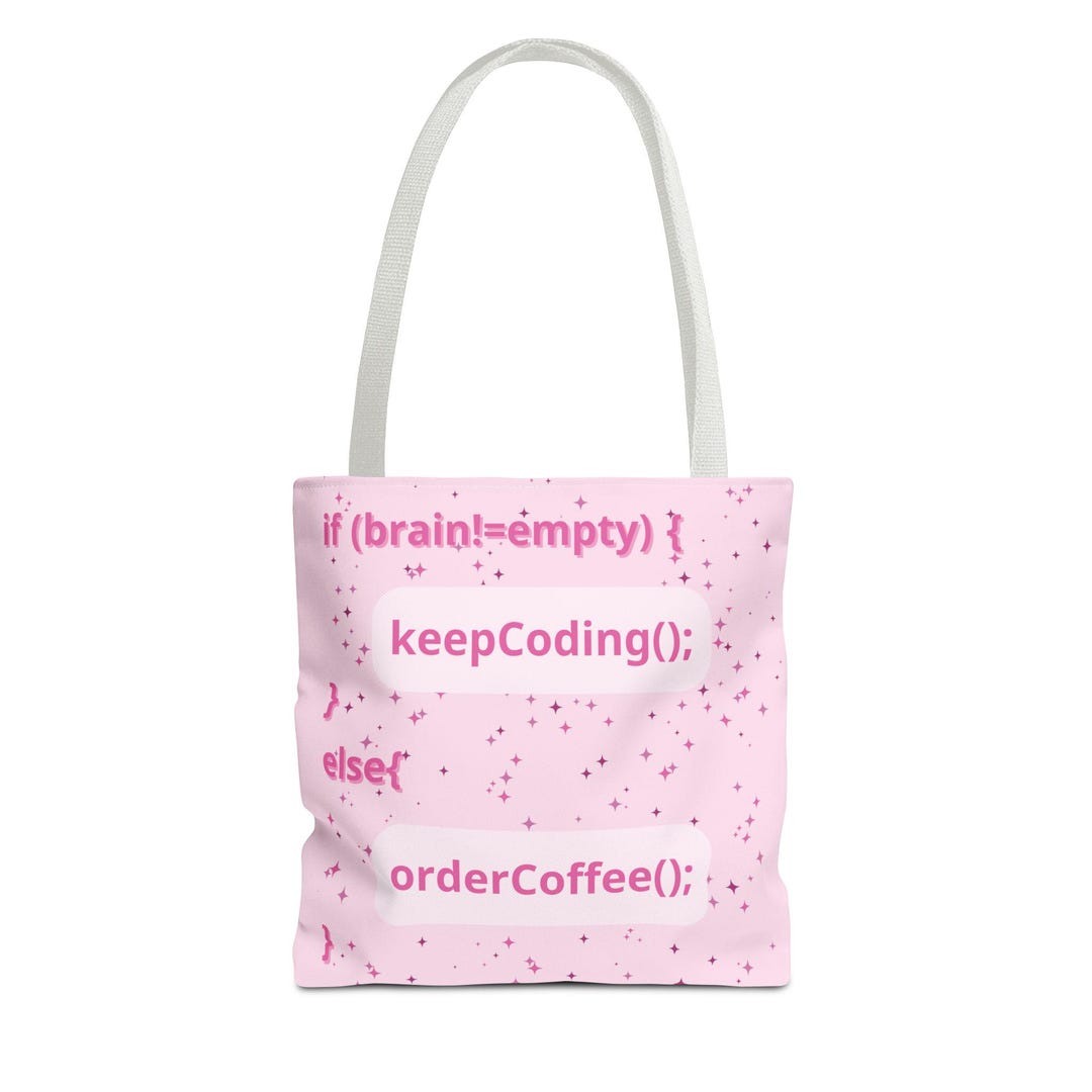Women in Tech Tote Bag | Funny Coding Bag | Programmer Gift for Women | Coffee & Code Tote ...