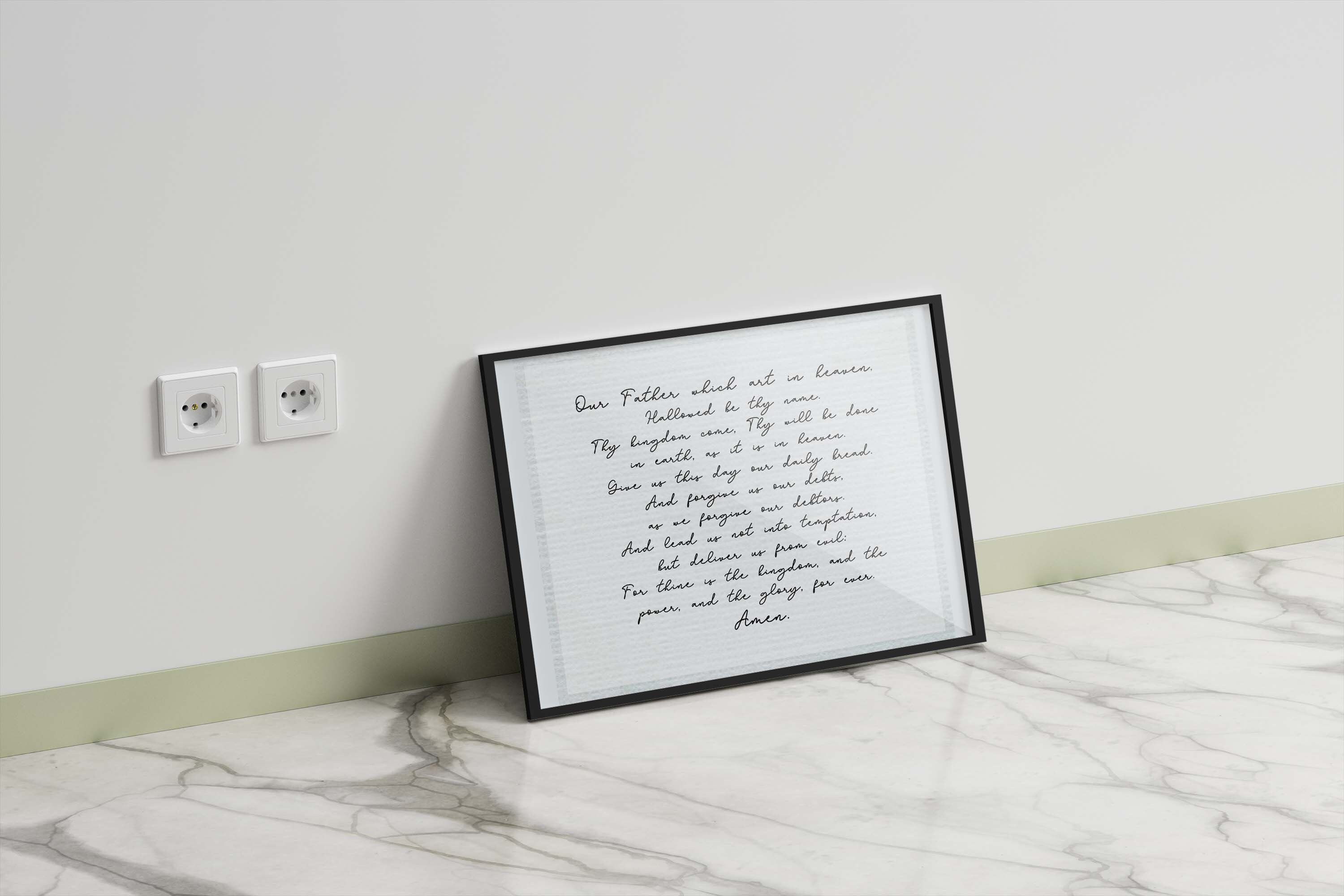 Lord's Prayer Wall Decor the Lords Prayer Lords Prayer - Etsy