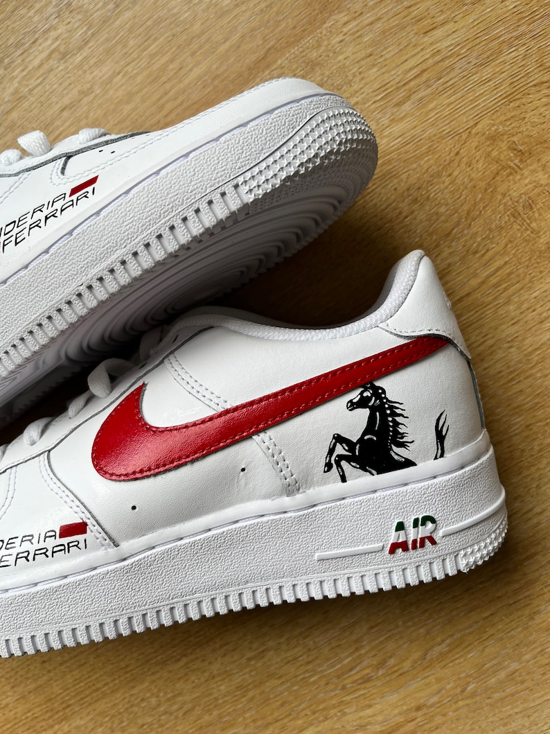 Custom Hand Painted F1 Team Racing Shoes / Sneakers - Etsy