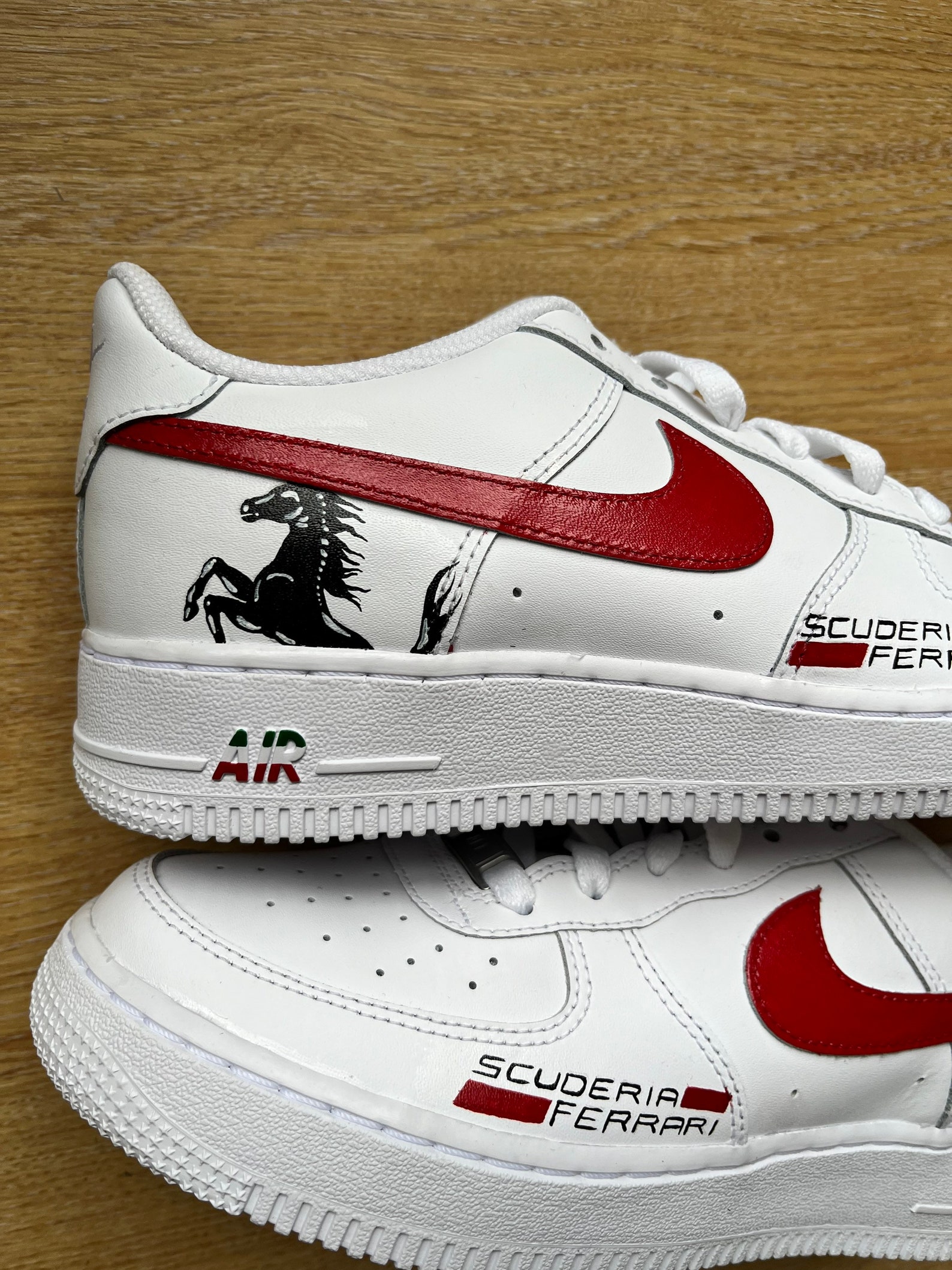 Custom Hand Painted F1 Team Racing Shoes / Sneakers - Etsy