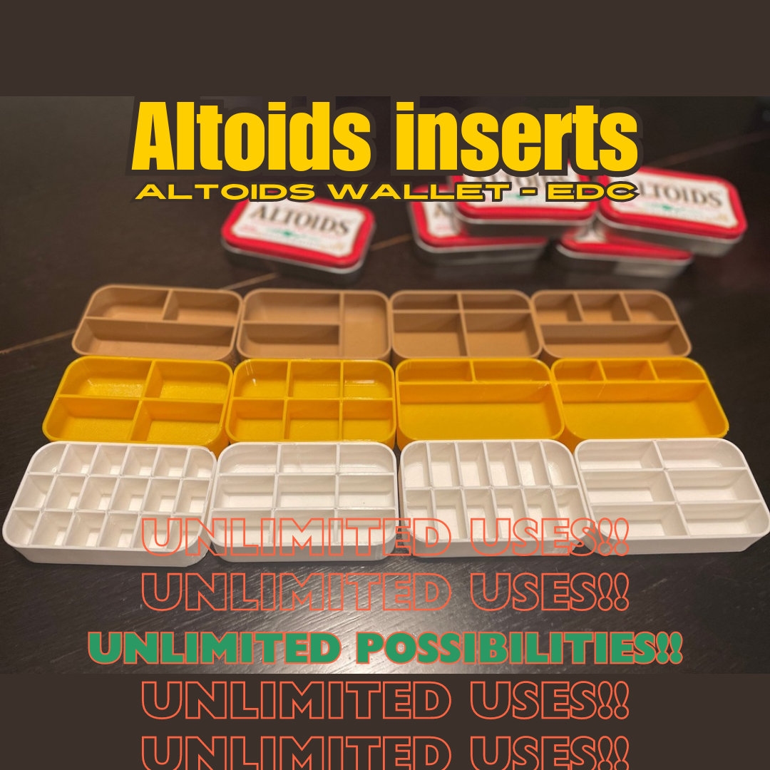 Altoids Inserts and Tins - Storage, Organization, EDC, Pill Case ...