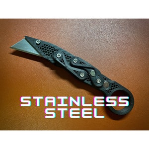 Tactical Utility Knife Handle Honeycomb Carbon Black - Etsy