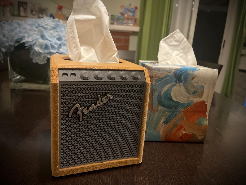 Personalized Fender Amp Style Tissue Box - 3D Printed - Etsy