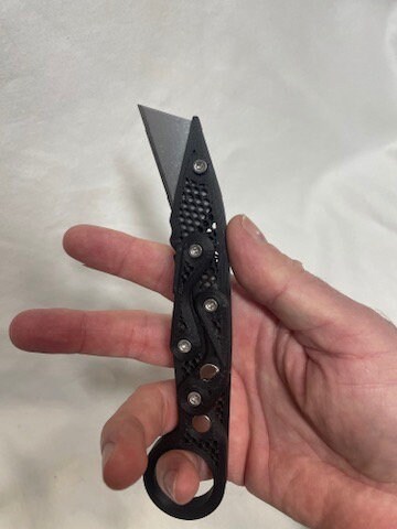 Tactical Utility Knife Handle Honeycomb Carbon Black - Etsy